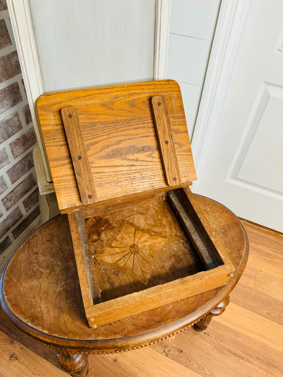 ANTIQUE WOOD DESK TOPPER – Faux Your Eyes Only Boutique