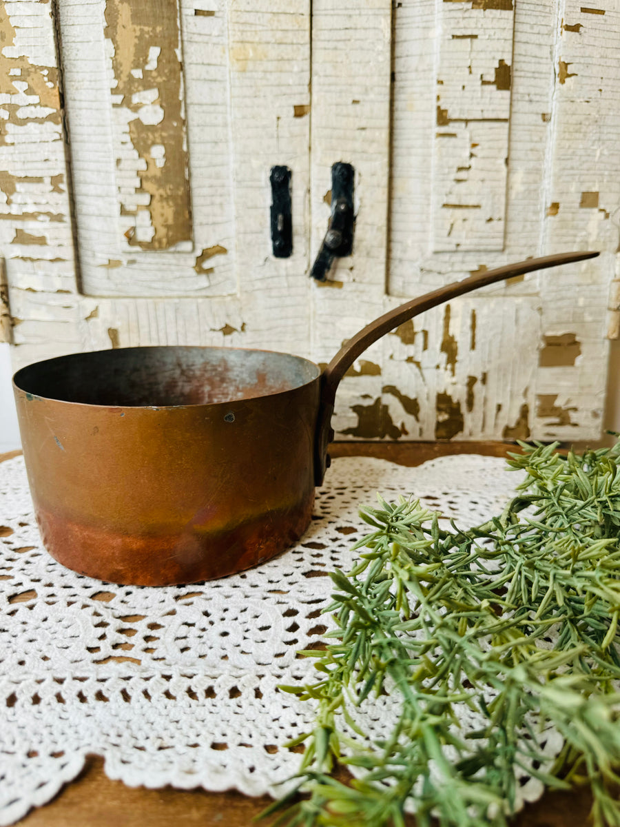 ANTIQUE SOLID COPPER RARE PAN – Faux Your Eyes Only Boutique
